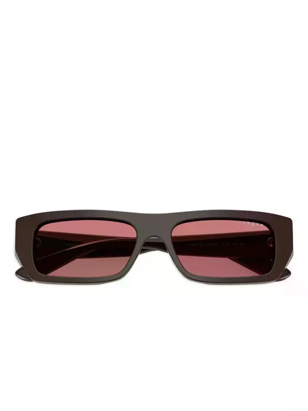 VOGUE EYEWEAR Rectangle-frame Sunglasses - Brown