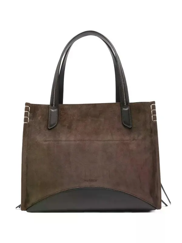 JW Anderson Stitch-detail Tote Bag - Brown