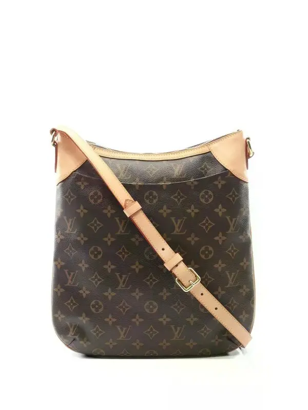 LOUIS VUITTON 2011 Odeon Mm Monogram Crossbody Bag - Brown