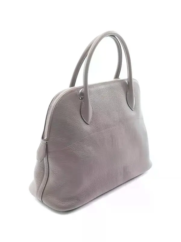 Hermès 2018 Bolide 31 Leather Handbag - Grey
