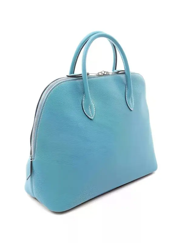 Hermès Bolide 1923 Leather Tote - Blue