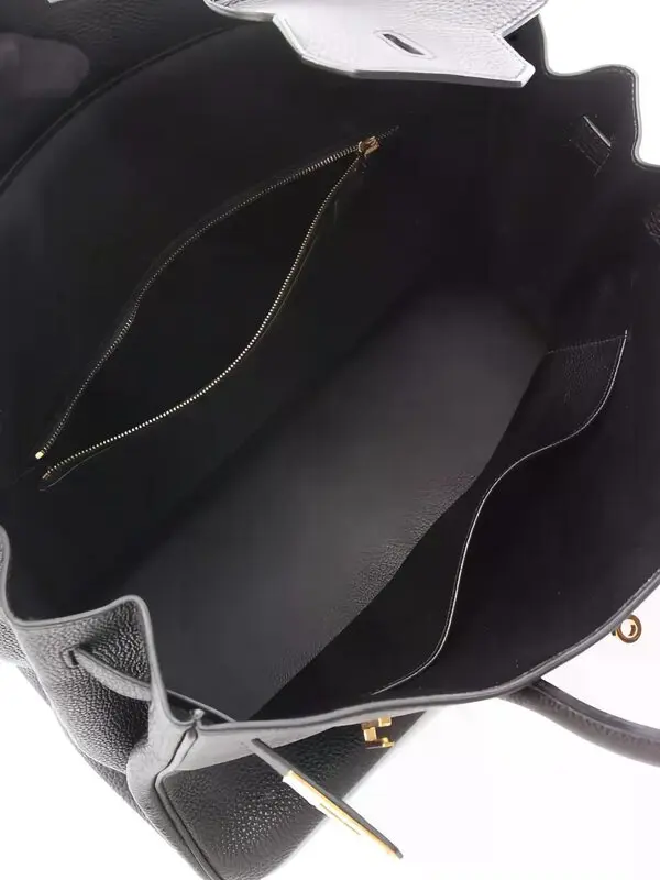 Hermès 2009 Birkin 35 Leather Tote Bag - Black