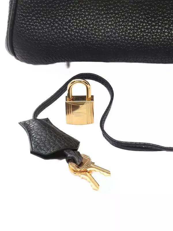 Hermès 2009 Birkin 35 Leather Tote Bag - Black