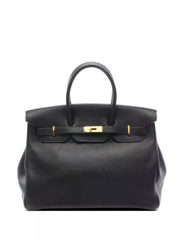 Hermès 2004 Birkin 35 Leather Handbag - Black