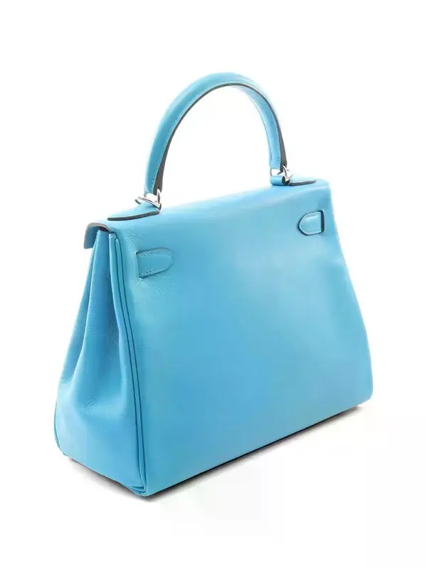 Hermès 2017 Kelly 28 Handbag - Blue