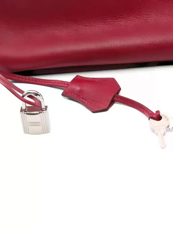 Hermès 2011 35 Birkin Leather Handbag - Red