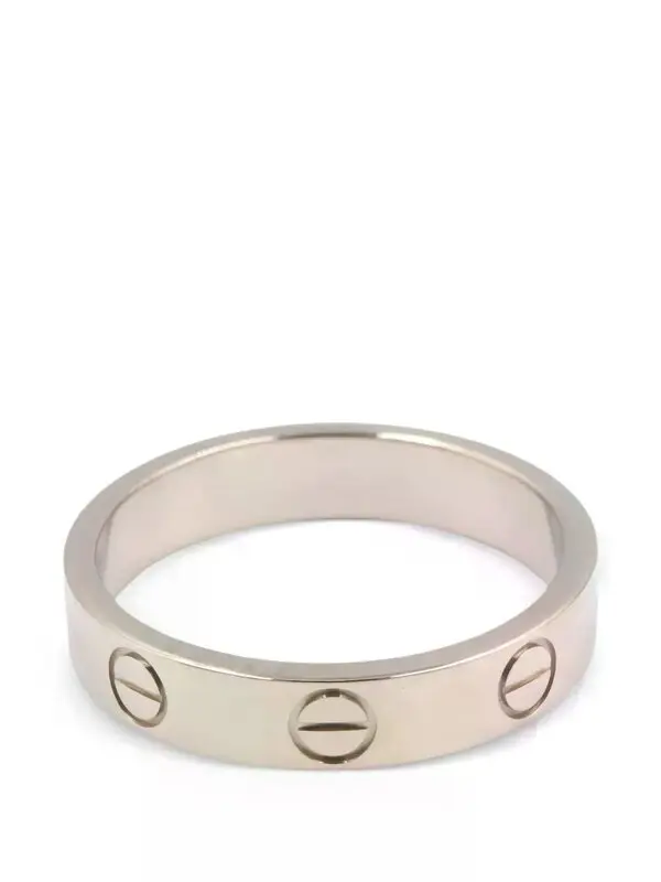 Cartier 2010s Mini Love Ring - Silver