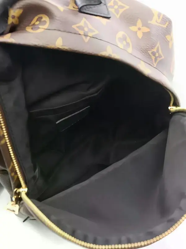 LOUIS VUITTON 2015 Palm Springs Pm Monogram Backpack - Brown