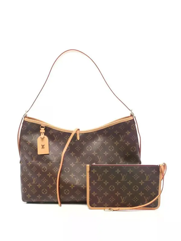 LOUIS VUITTON 2010's Mm Monogram Leather Shoulder Bag - Brown