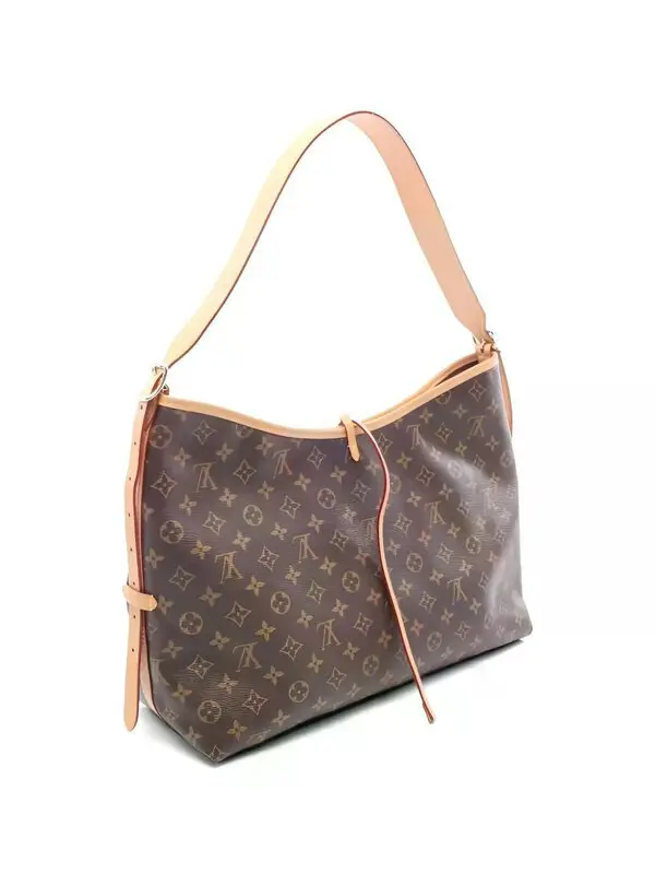 LOUIS VUITTON 2010's Mm Monogram Leather Shoulder Bag - Brown