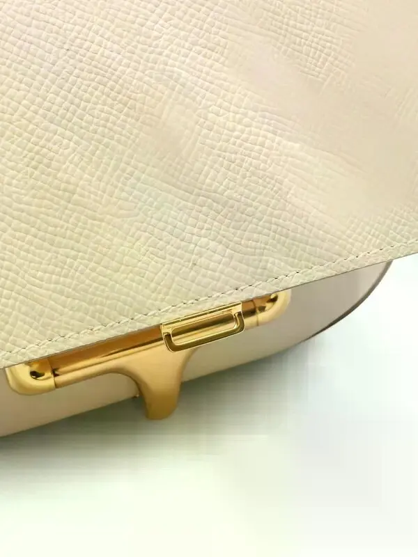 Hermès 2023 Mini Della Cavalleria Leather Shoulder Bag - Neutrals