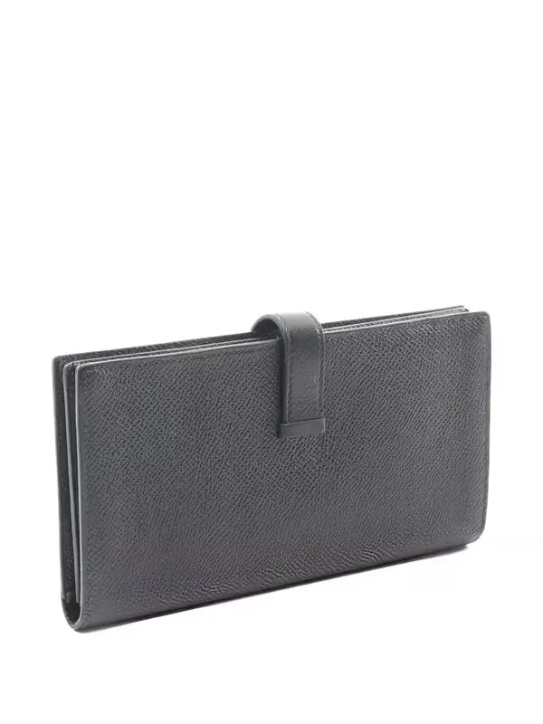 Hermès 2022 Bearn Soufflet Bi-fold Leather Wallet