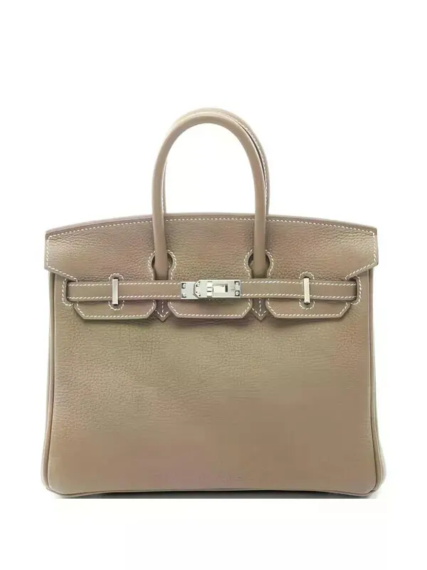 Hermès 2022 25 Birkin Tote Bag - Neutrals