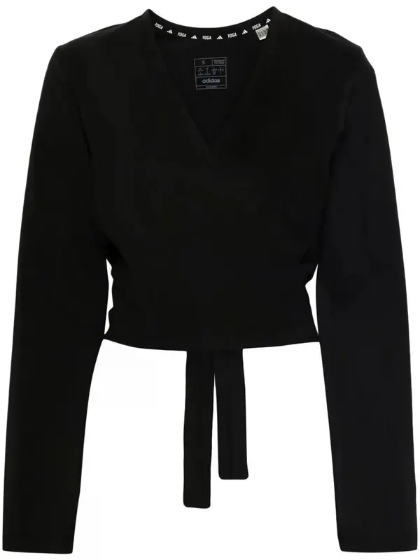 Adidas V-neck Wrap Sweatshirt
