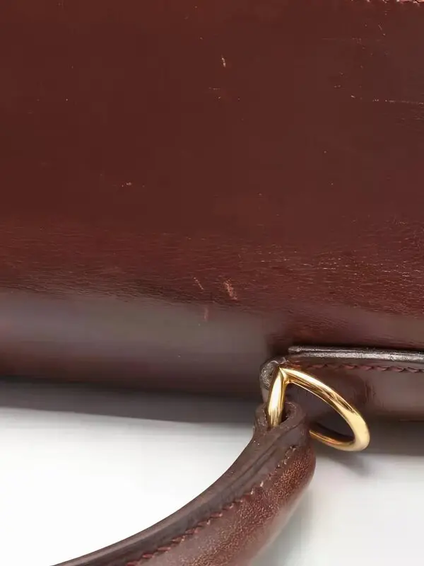 Hermès 2001 Kelly Leather Handbag - Brown