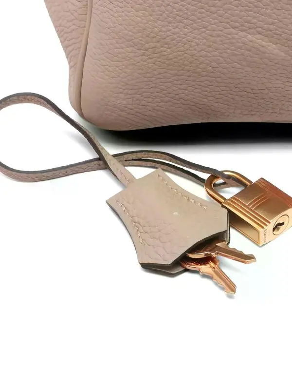 Hermès 2018 Grained Leather Tote Bag - Neutrals