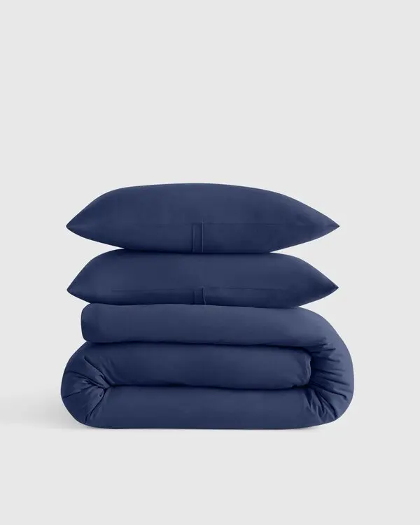 Quince European Linen Quilt - Navy