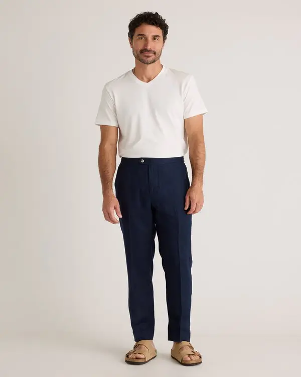 Quince 100% European Linen Dress Pants