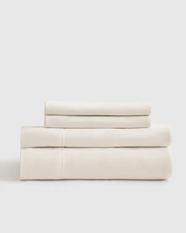 Quince Organic Jersey Sheet Set - Natural