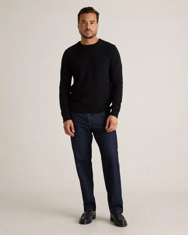 Quince The Classic Cashmere Crew - Black