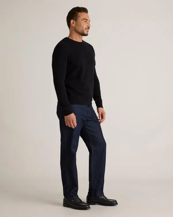 Quince The Classic Cashmere Crew - Black
