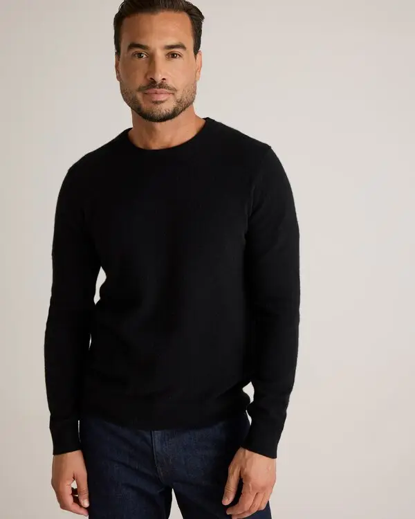 Quince The Classic Cashmere Crew - Black