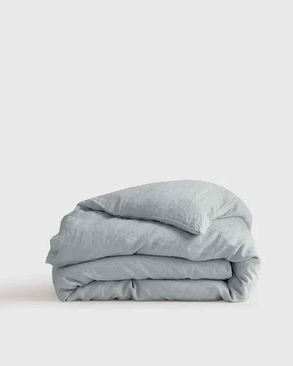 Quince European Linen Duvet Cover - Mist