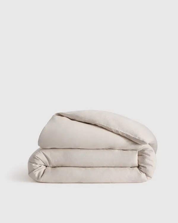 Quince European Linen Duvet Cover - Sand