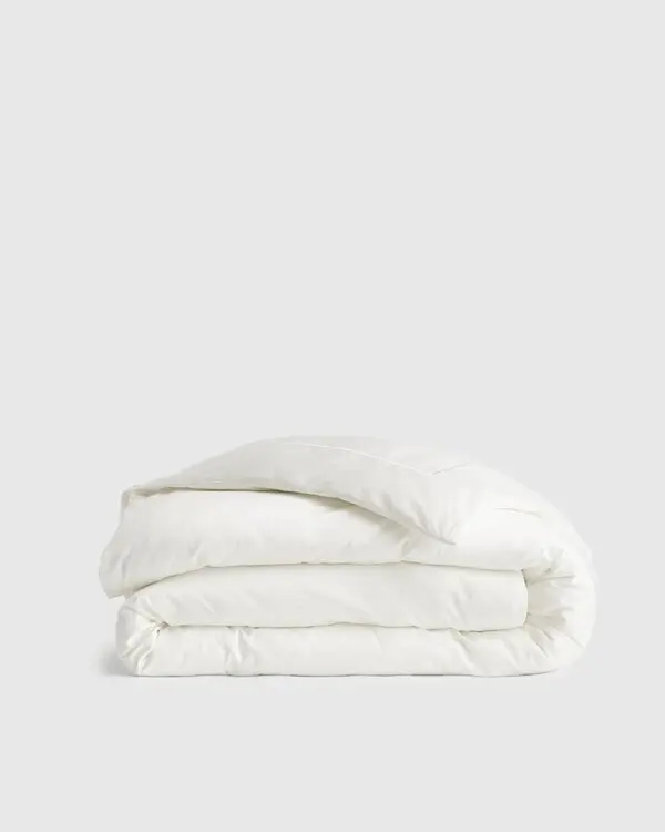 Quince European Linen Duvet Cover - White