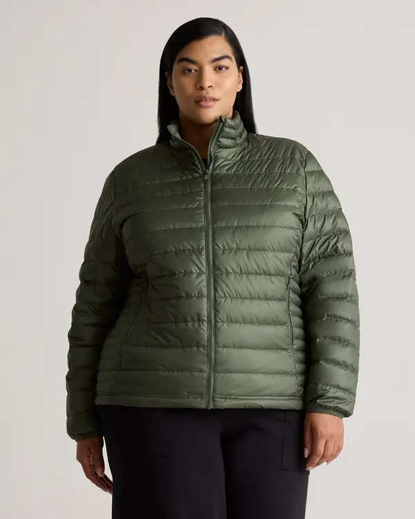 Quince Lightweight Down Packable Puffer Jacket - Loden