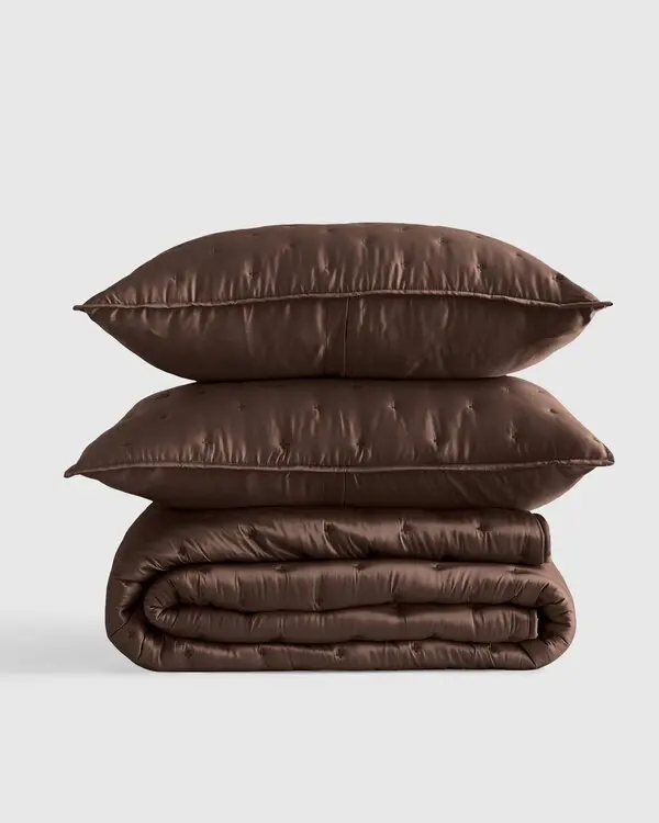 Quince Gauze Blanket - Espresso