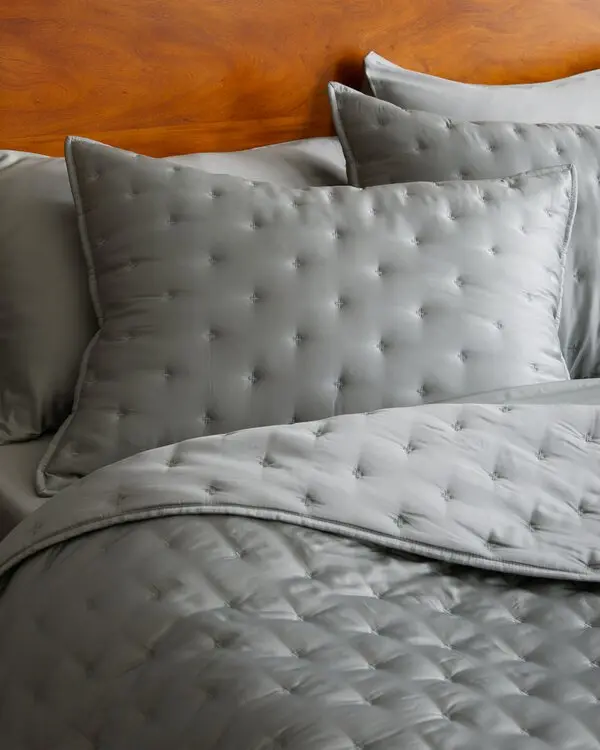 Quince European Linen Quilt - Eucalyptus