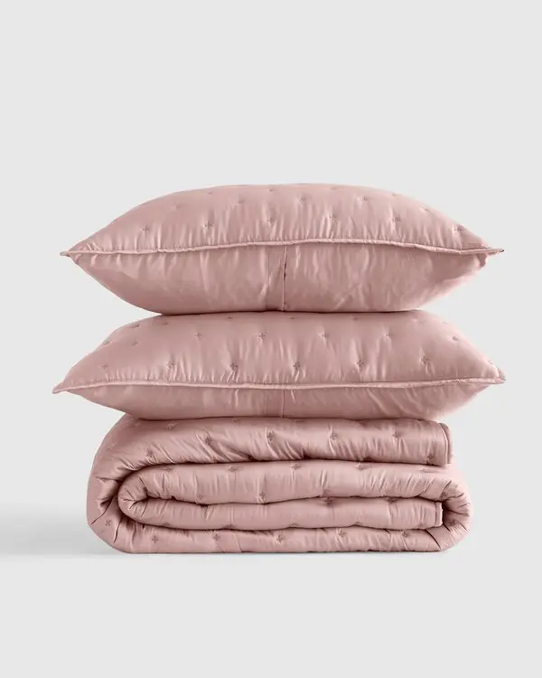 Quince European Linen Quilt - Fig