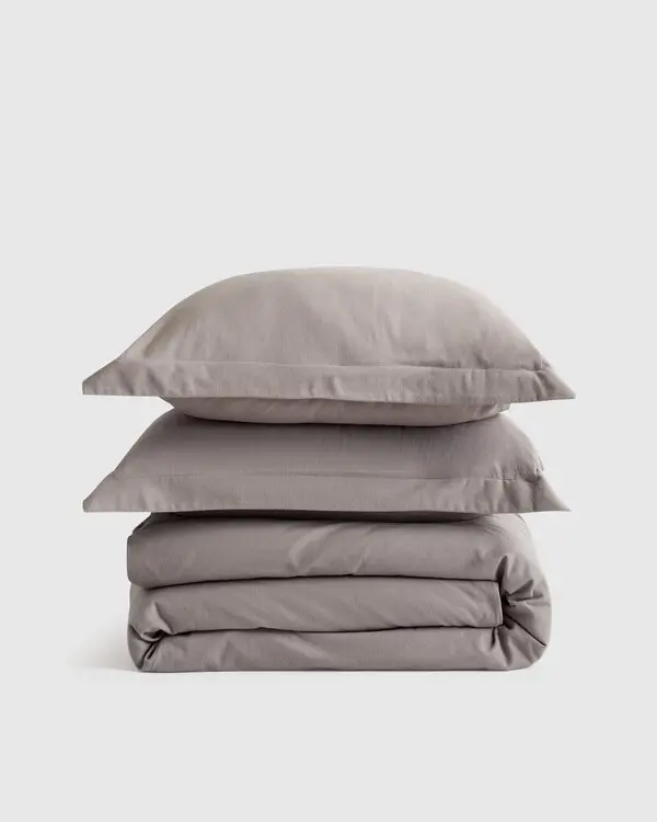 Quince European Linen Quilt - Grey