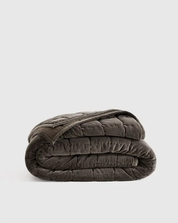 Quince Gauze Blanket - Greystone