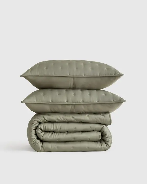 Quince Gauze Blanket - Sage