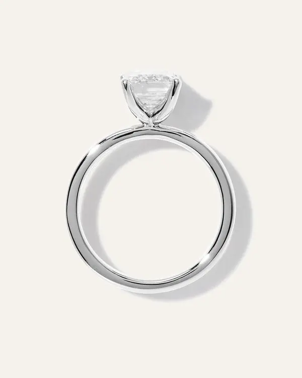 Quince Lab Grown Diamond Emerald Engagement Ring 2.5ct - Platinum