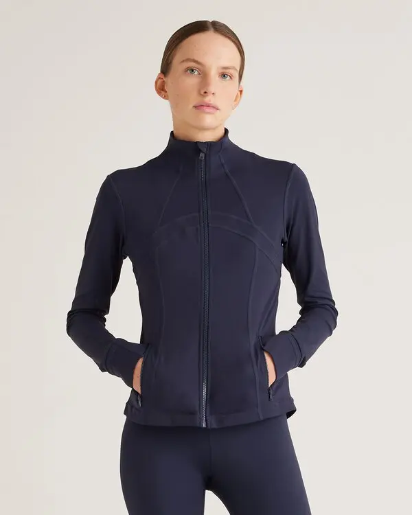 Quince Ultra-form Slim Fit Jacket - Deep Navy