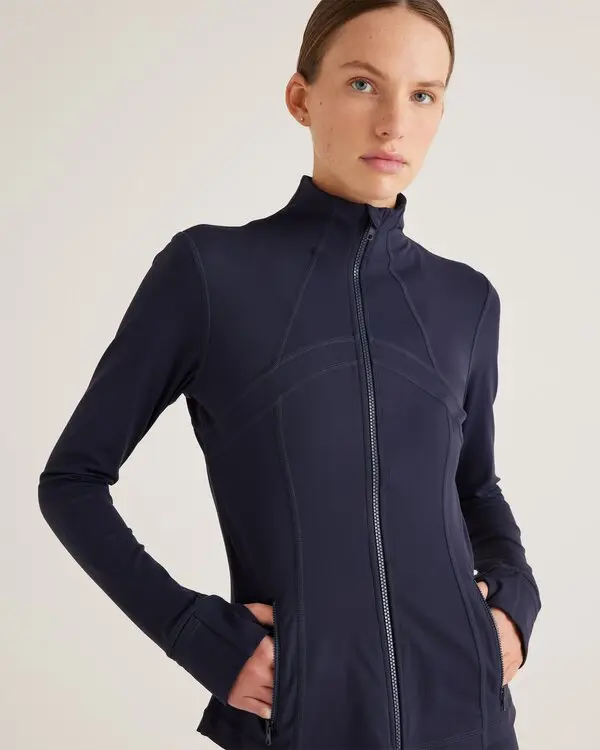 Quince Ultra-form Slim Fit Jacket - Deep Navy