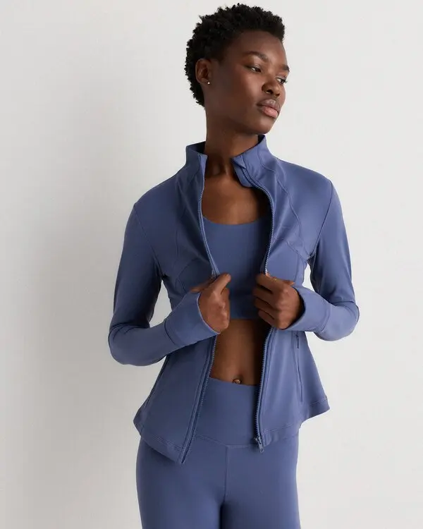 Quince Slim Fit Jacket - Storm Blue