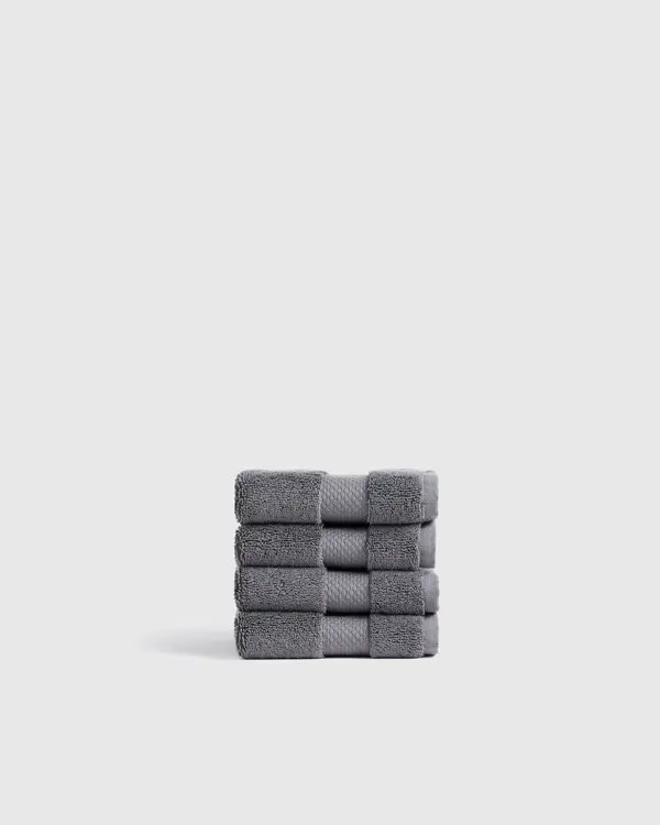 Quince Turkish Ultra Plush Washcloth - Slate