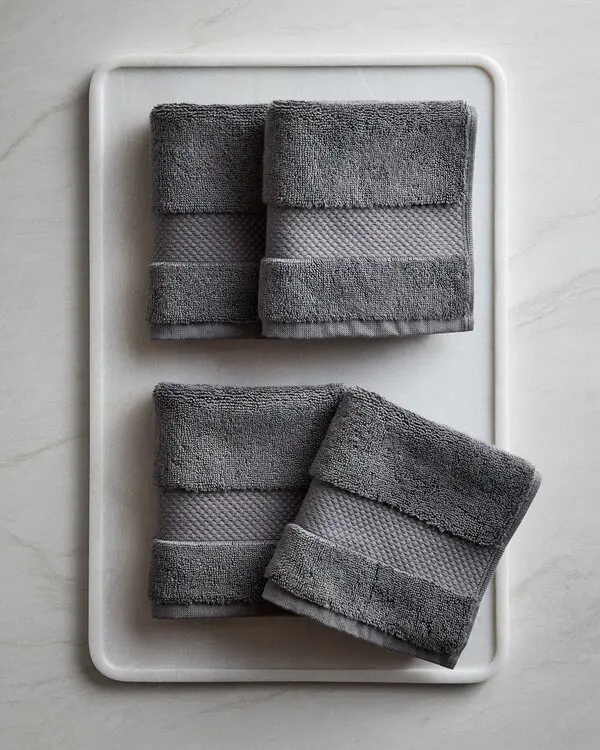 Quince Turkish Ultra Plush Washcloth - Slate