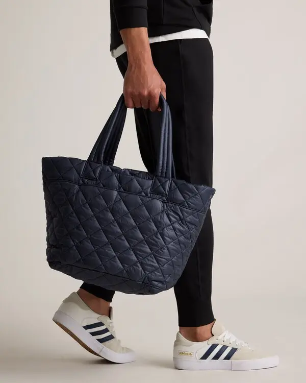 Quince Transit Quilted Carry-all Tote - Navy