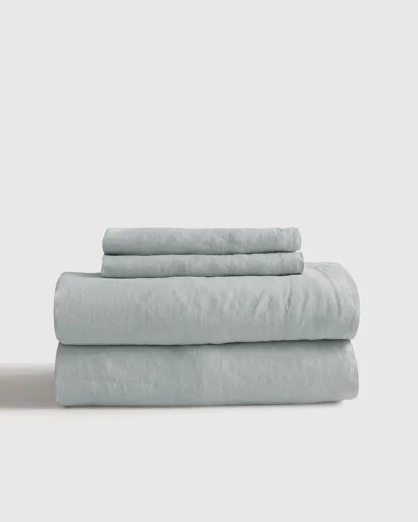 Quince European Linen Sheet Set - Mist