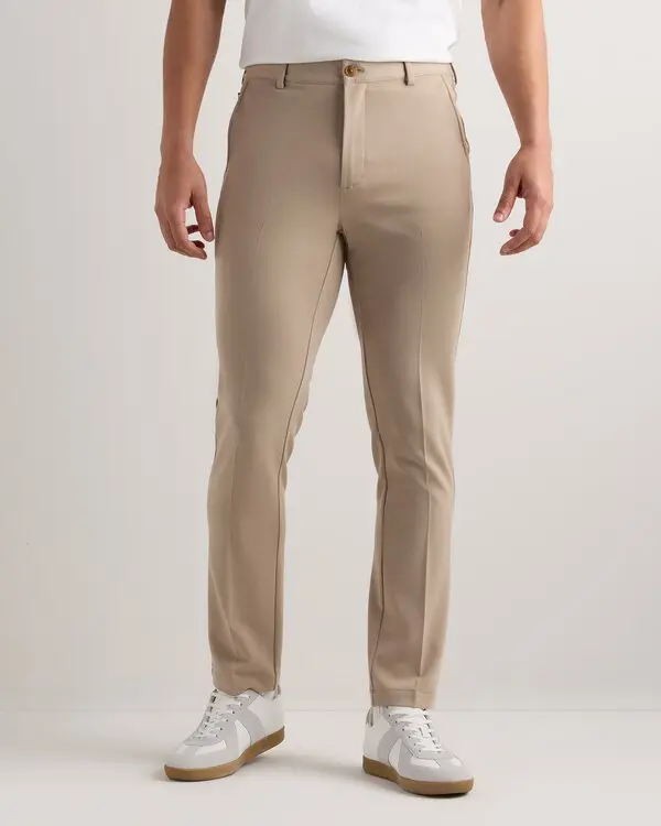 Quince Tapered Lounge/work Pants - Sand Dune