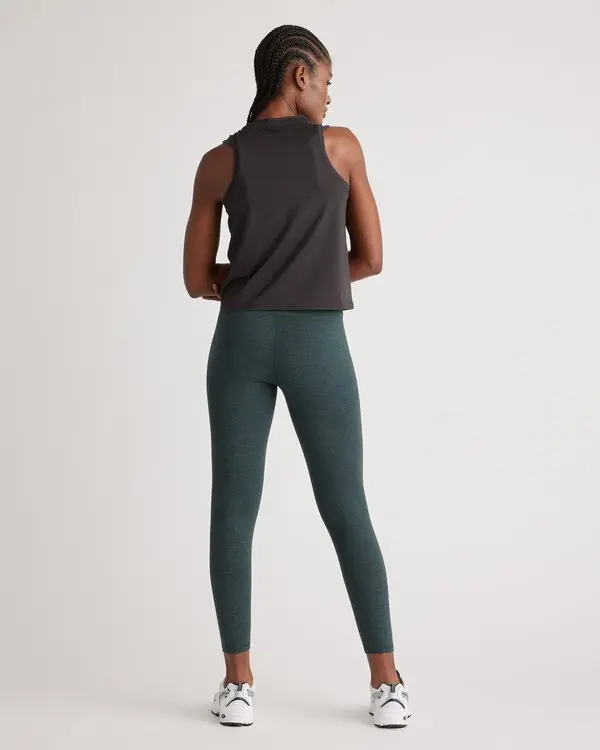 Quince Flowknit Breeze High-neck Tank Top - Black
