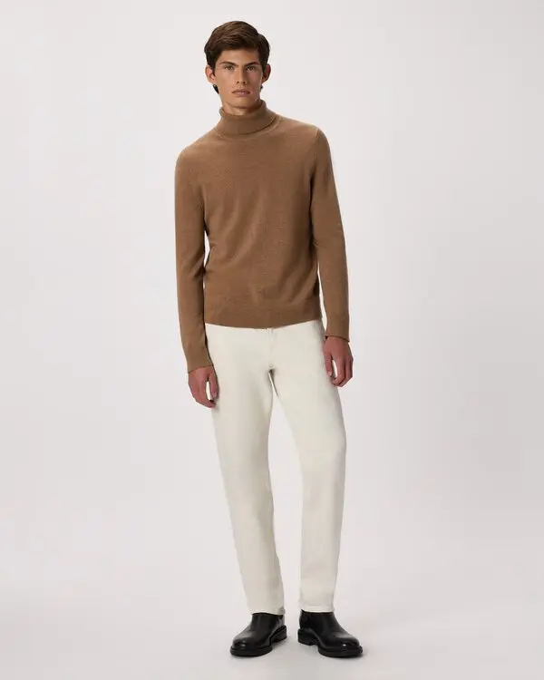 Quince Mongolian Cashmere Turtleneck Sweater - Teak