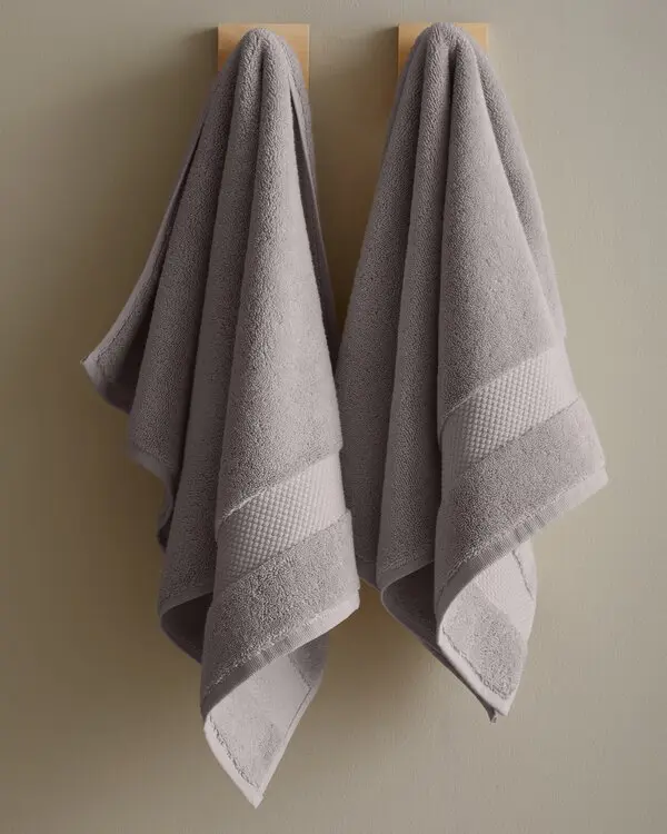 Quince Turkish Ultra Plush Hand Towel - Grey