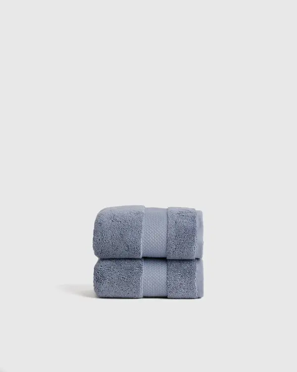 Quince Turkish Ultra Plush Hand Towel - Mineral