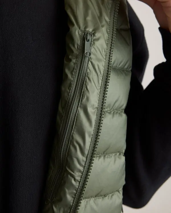 Quince Lightweight Down Packable Puffer Vest - Loden